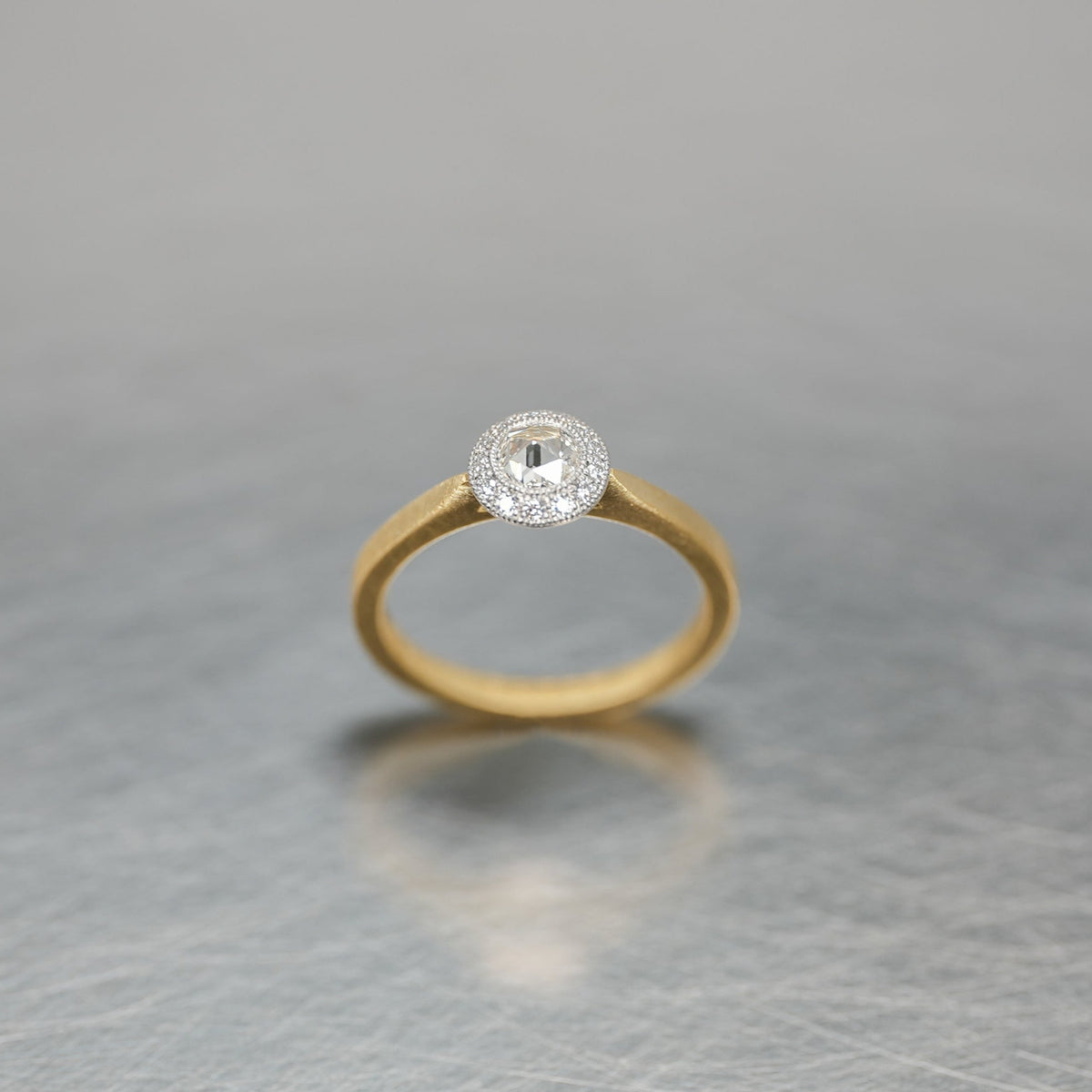 ROSECUT DIAMOND SOLITAIRE RING – hum RESTORE